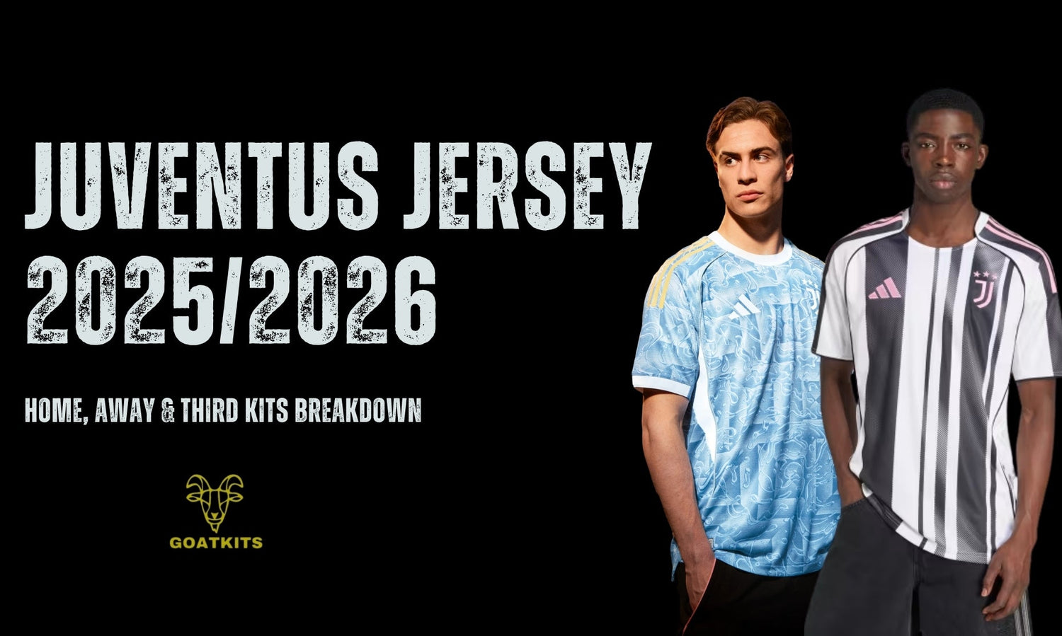 Juventus Jersey 2025/2026 Home, Away & Third Kits + Pink Classic ...